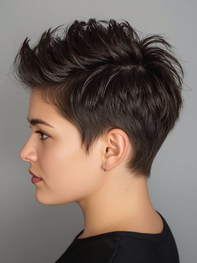 Spiky Pixie Haircut Spikes for Gray Hair: Chic Styles for Women - lumixiq