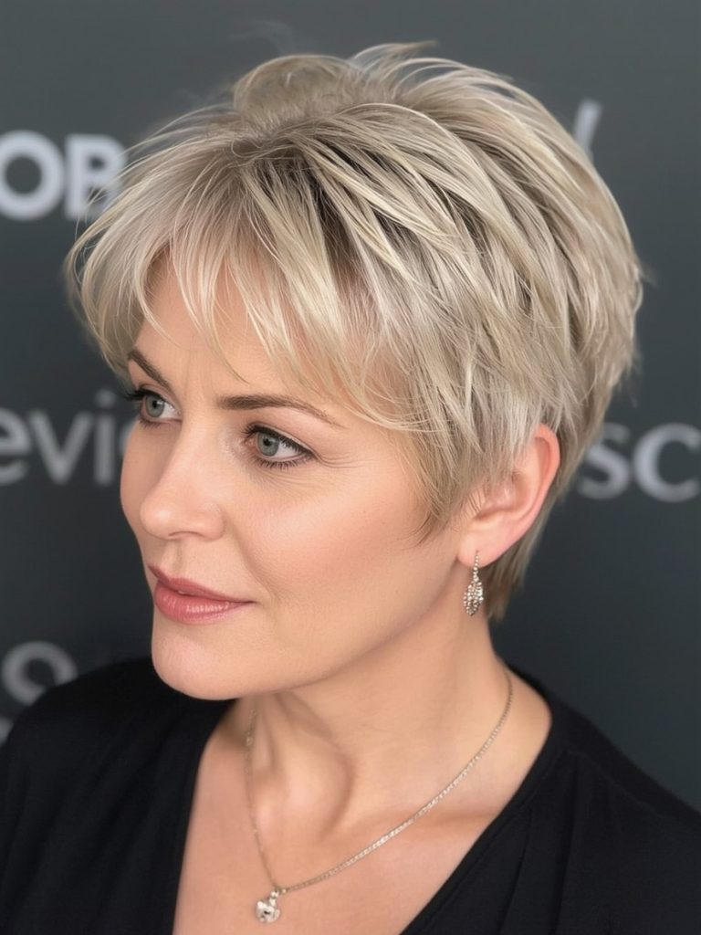 Spiky Pixie Haircut Spikes for Gray Hair: Chic Styles for Women - lumixiq